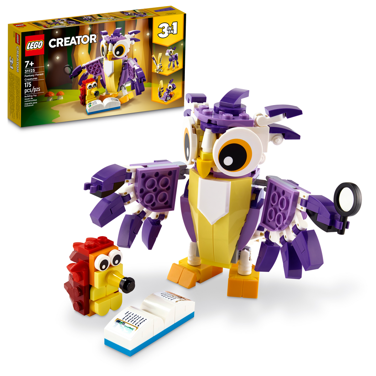 LEGO® Creator™ 3in1 Fantasy Forest Creatures 31125 — Moore's Minifigures