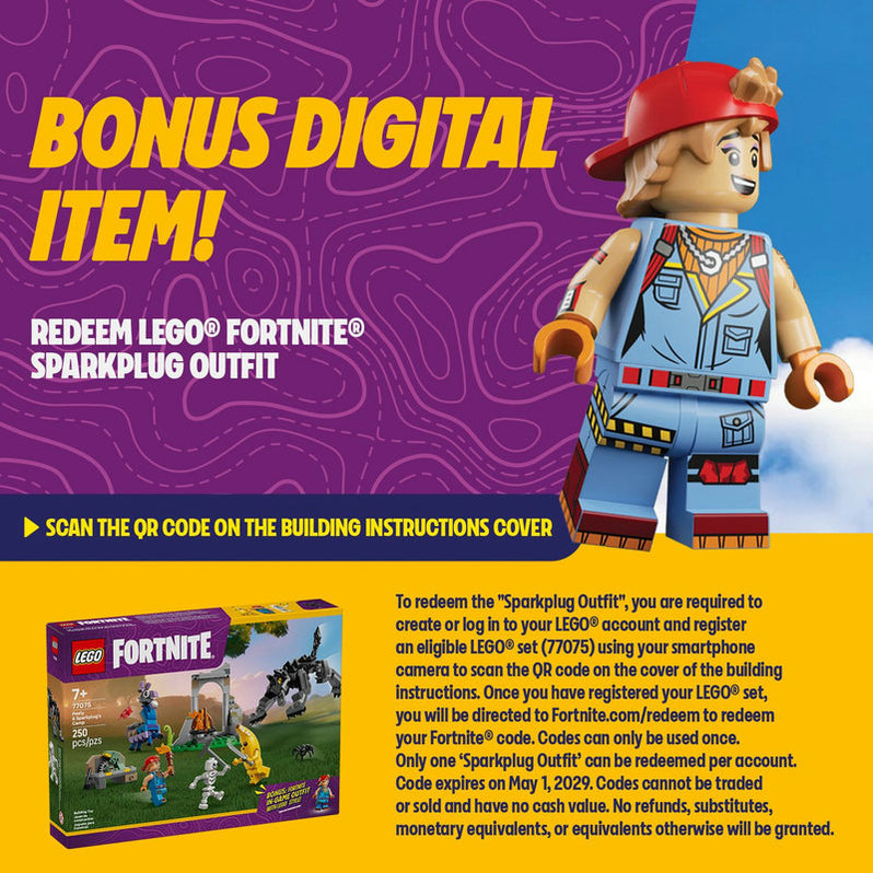 LEGO® Fortnite® Peely & Sparkplug's Camp 77075 — Moore's Minifigures