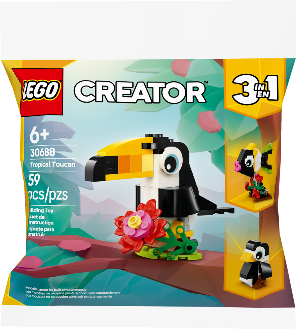 LEGO® Creator 3in1 Tropical Toucan 30688 — Moore's Minifigures