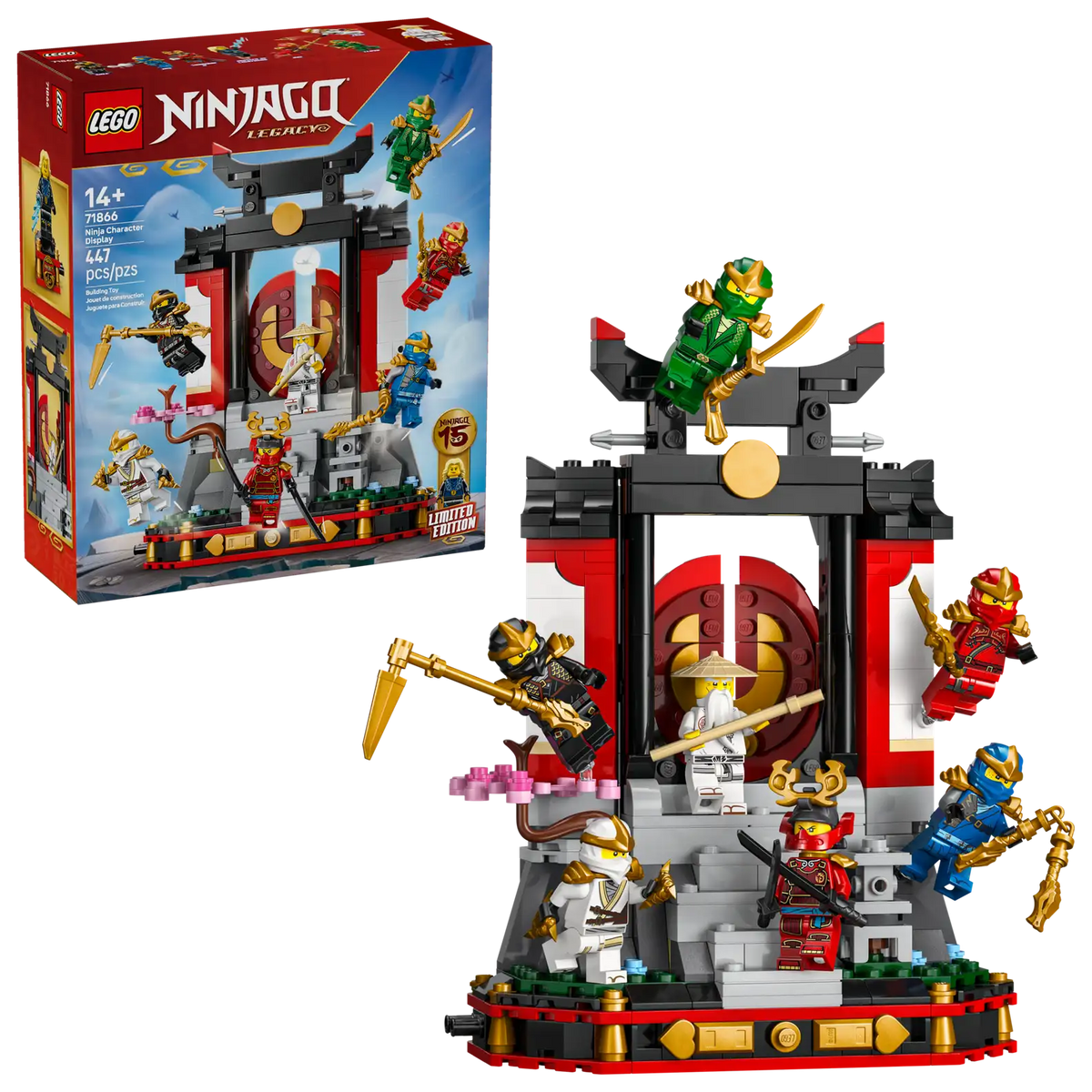 LEGO® NINJAGO® Ninja Character Display 15th Anniversary 71866 — Moore's ...