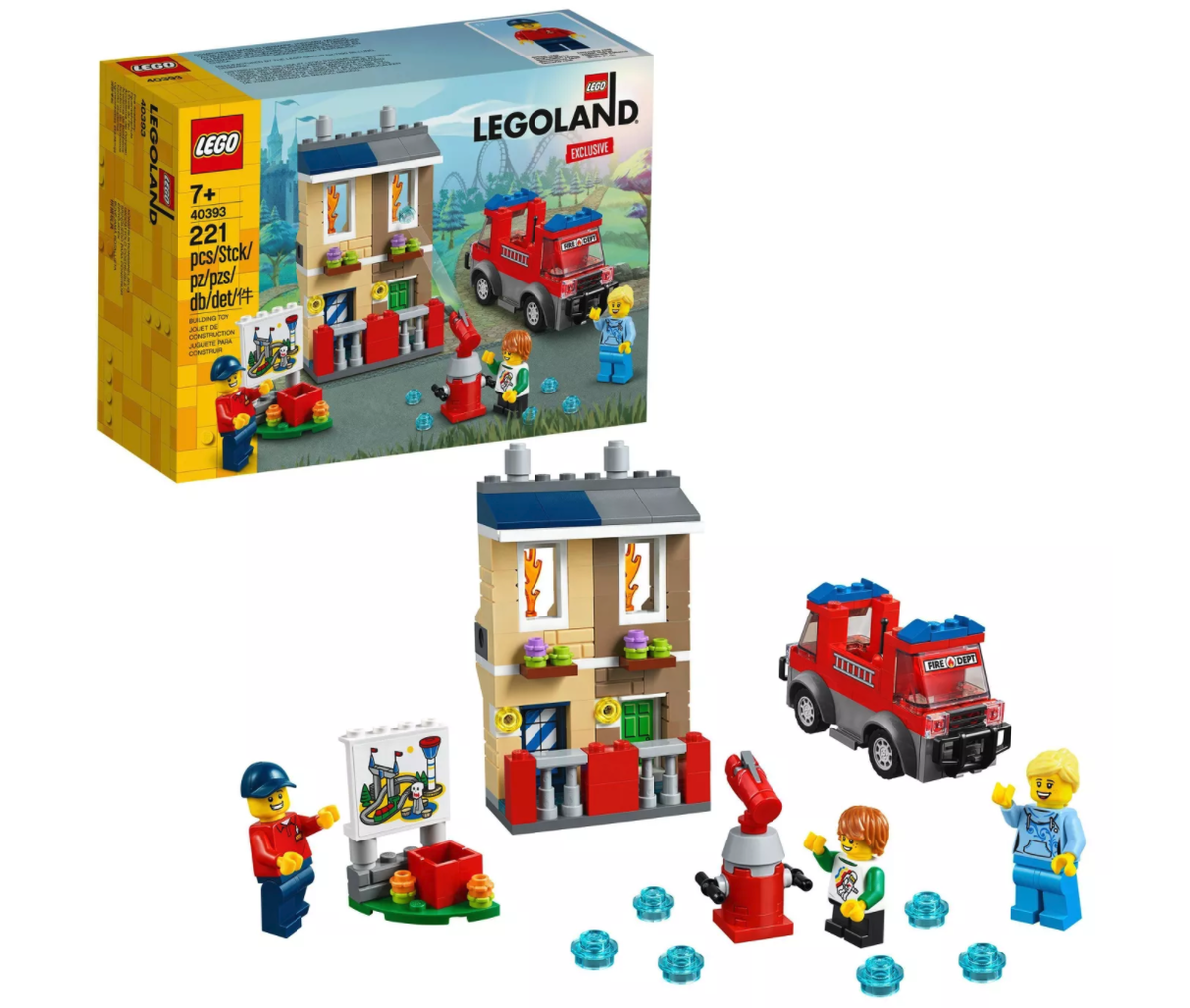 LEGO® 40393 LEGOLAND® Fire House — Moore's Minifigures