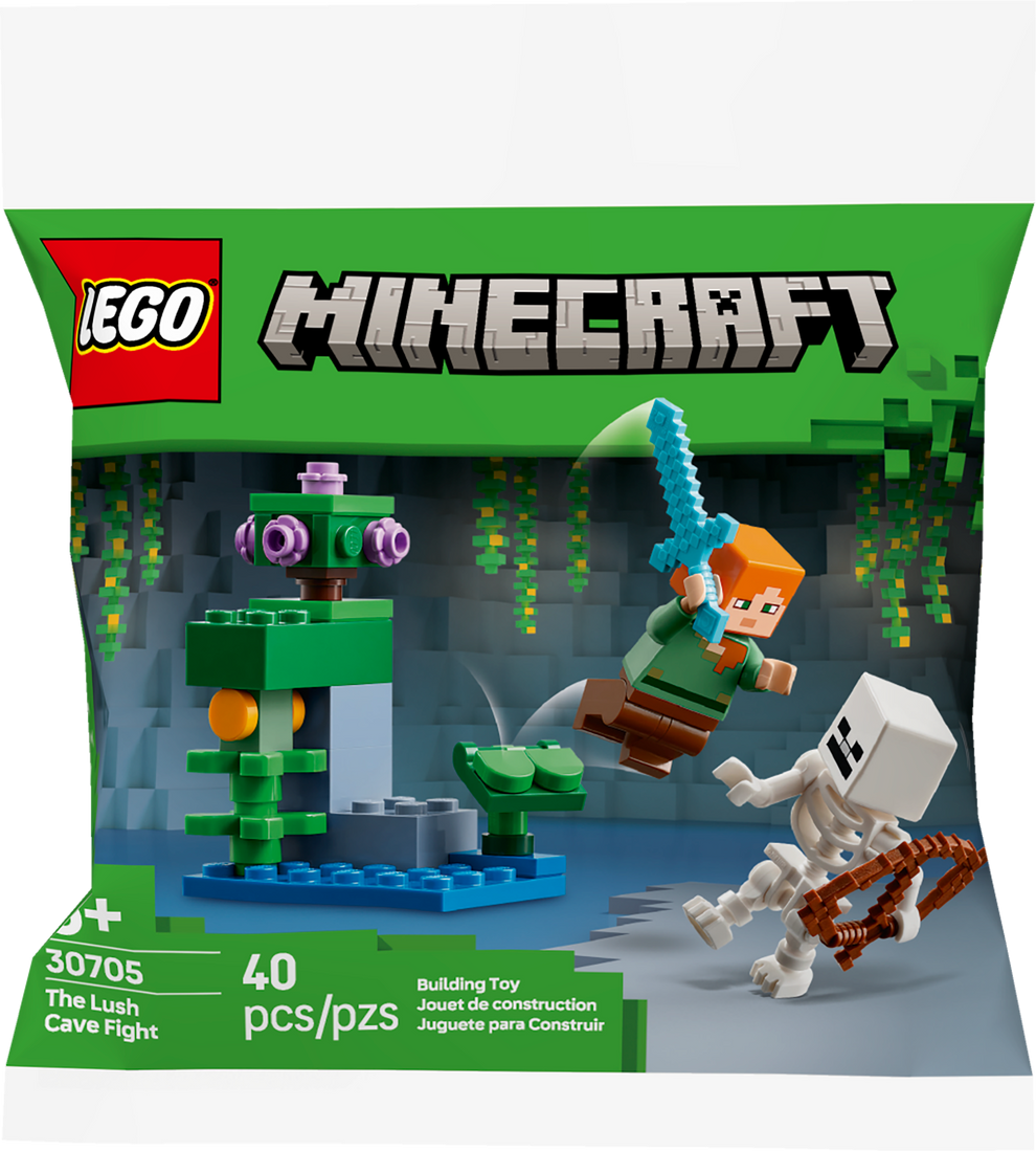LEGO® Minecraft® The Lush Cave Fight 30705 — Moore's Minifigures